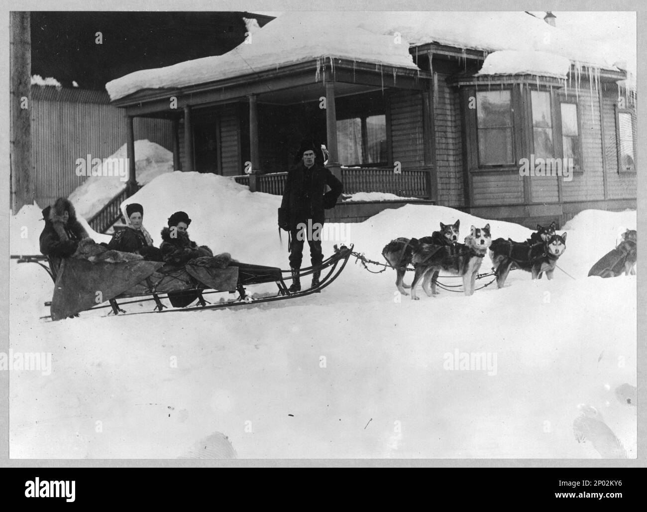 Transportation by dog sled. Frank and Frances Carpenter collection ...