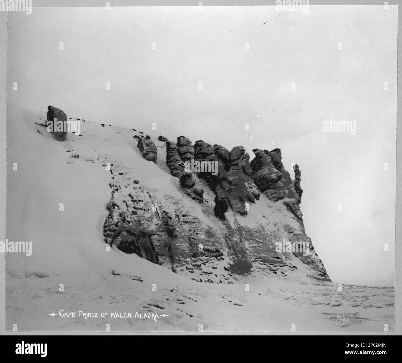 The rock monument alaska Black and White Stock Photos & Images - Alamy