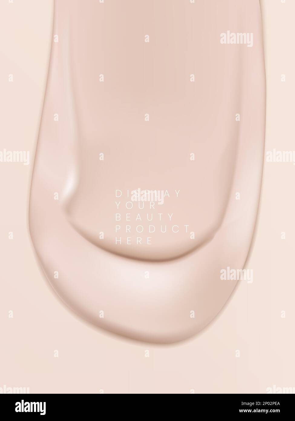 Vector Realistic Dripping Beauty and Cosmetics Cream 3D Illustration in ...