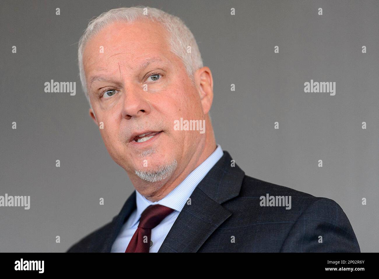 Utah Transit Authority CEO and President Jerry Benson speaks during a ...