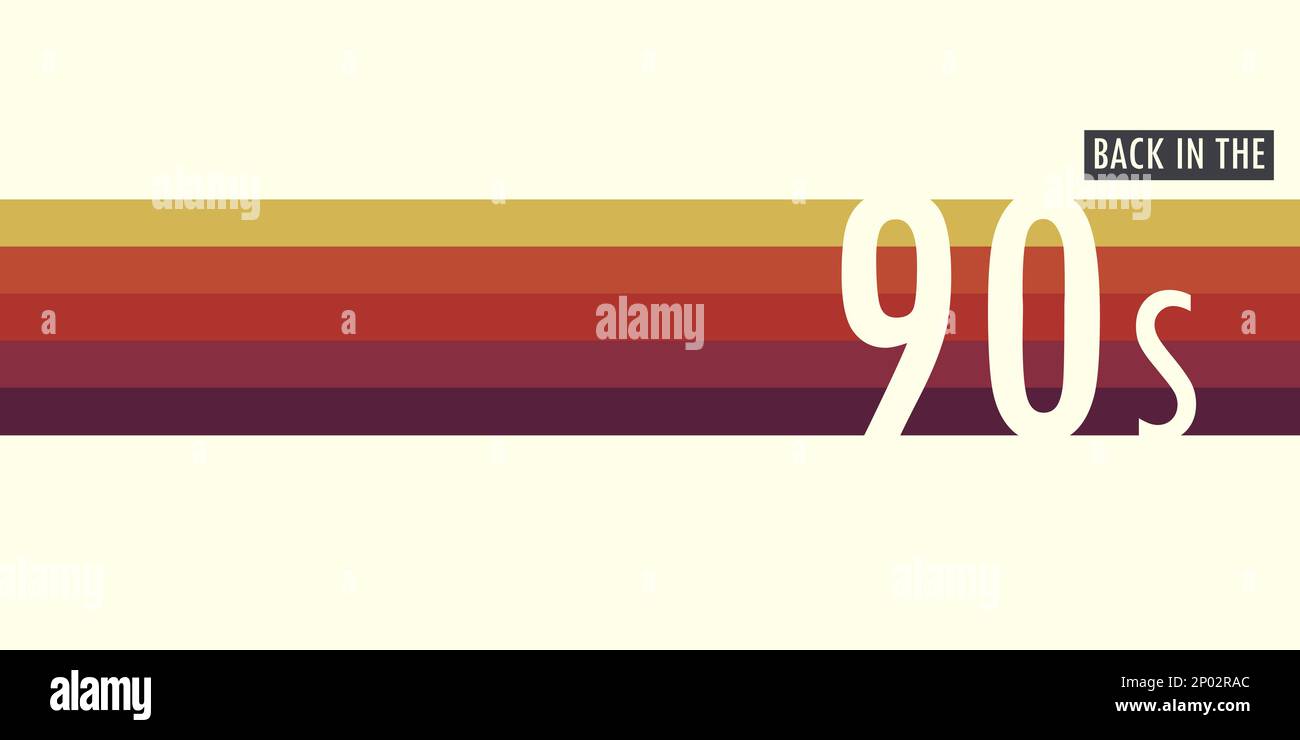 Abstract retro background back in the 90s Stock Vector Image & Art - Alamy