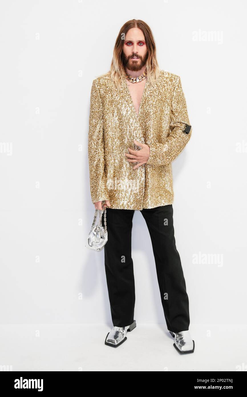 Jared Leto attends the Givenchy Fall/Winter 2023-2024 ready-to-wear ...