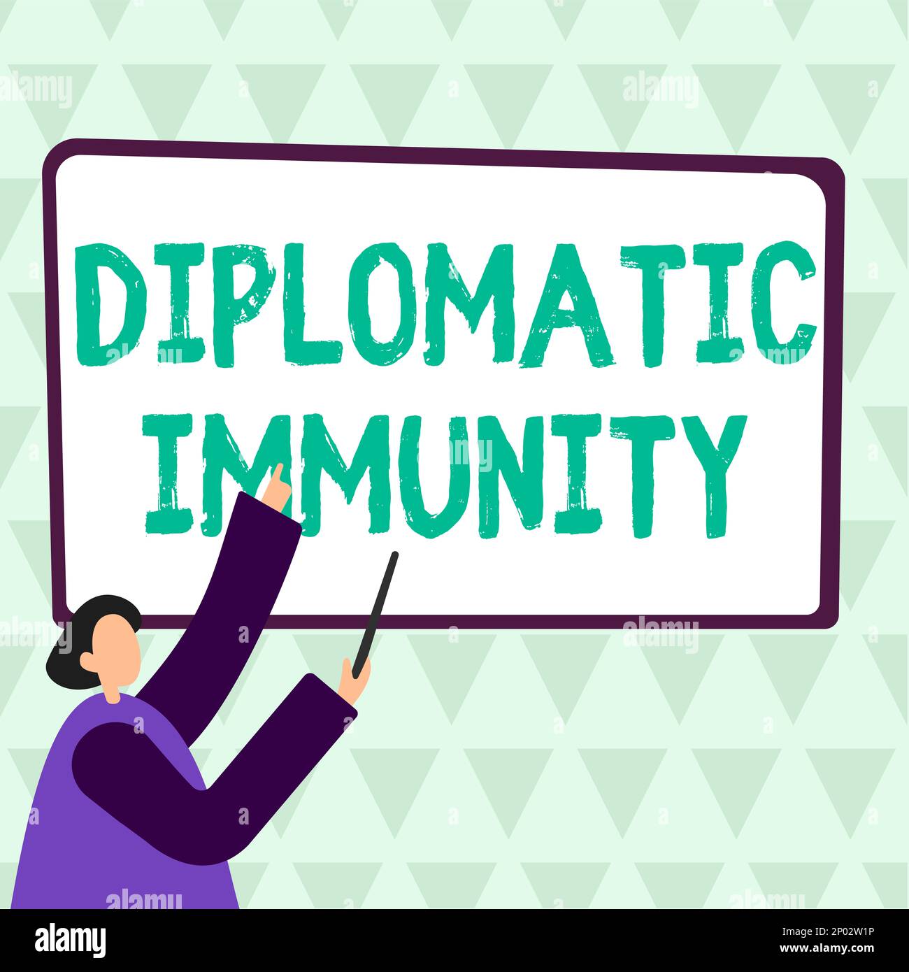 Hand writing sign Diplomatic Immunity. Business concept law that gives ...