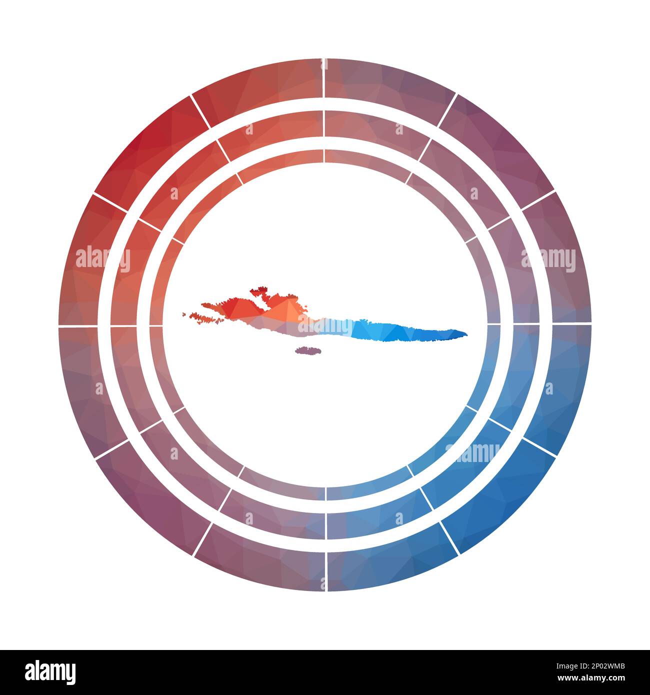 Hvar dalmatian islands map hi-res stock photography and images - Alamy