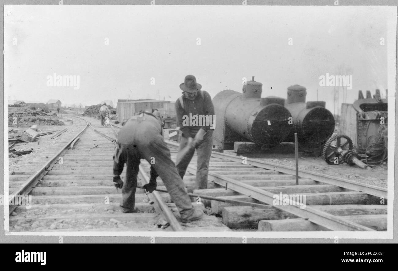 New railroad. Frank and Frances Carpenter collection , Gift; Mrs. W ...