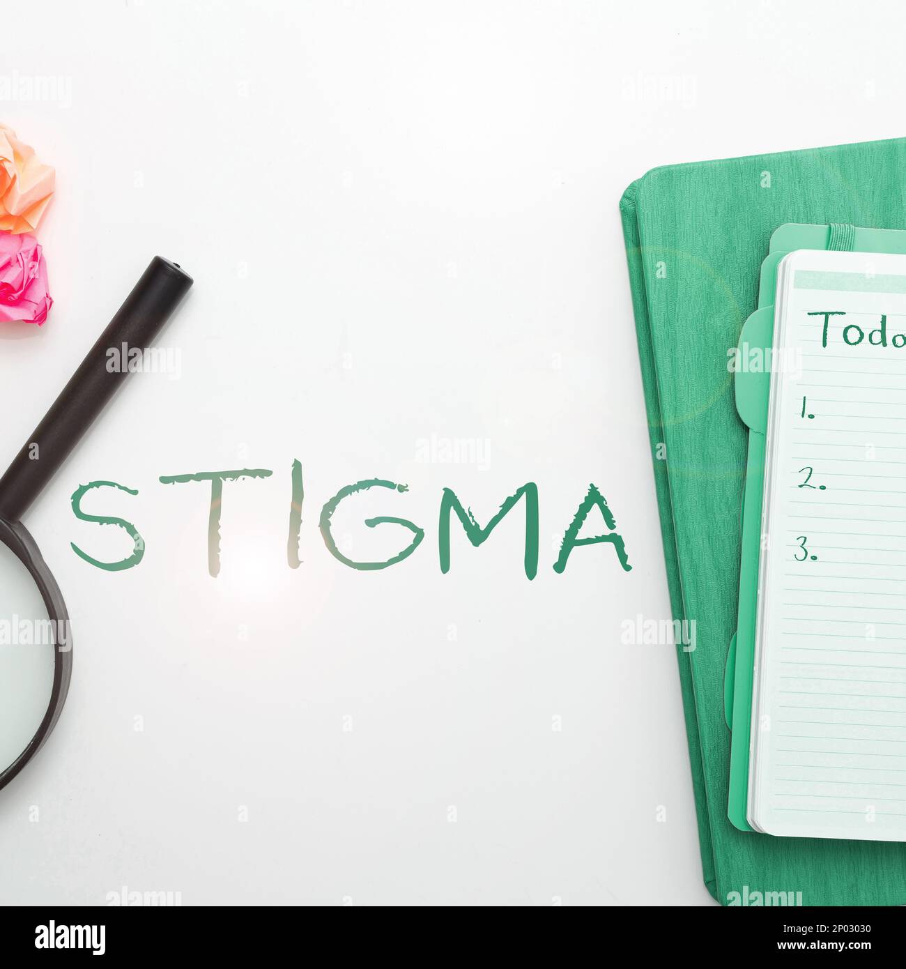 Sign displaying Stigma. Word for feeling of disapproval that most ...