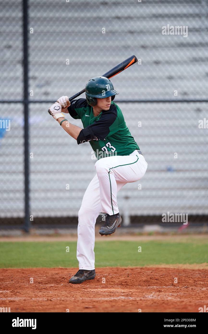 Dartmouth Big Green outfielder Matt Feinstein (23) at bat during a game ...