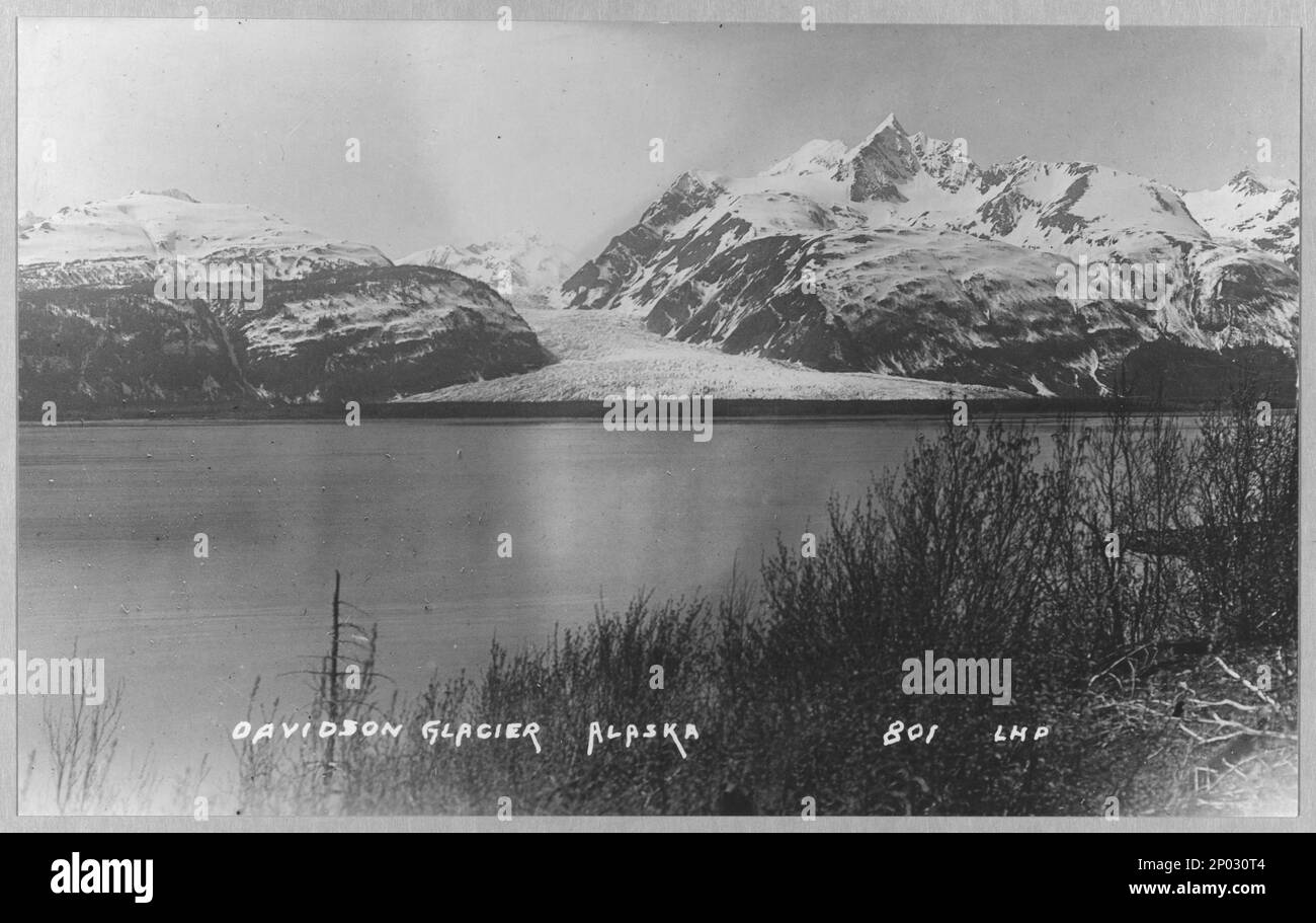 Glaciers alaska 1890 1940 hi-res stock photography and images - Alamy