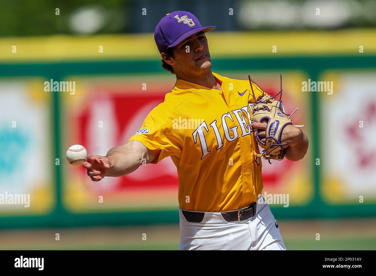 BATON ROUGE, LA - APRIL 01: during the game between Texas A&M and LSU ...