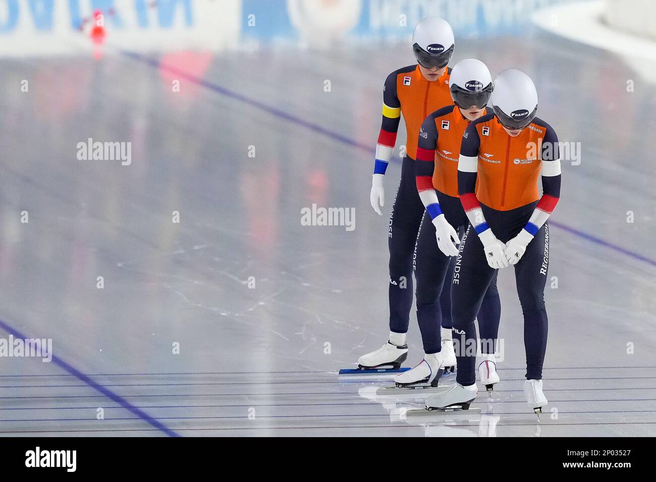 HEERENVEEN, NETHERLANDS - MARCH 2: Isabel Grevelt of Netherlands ...