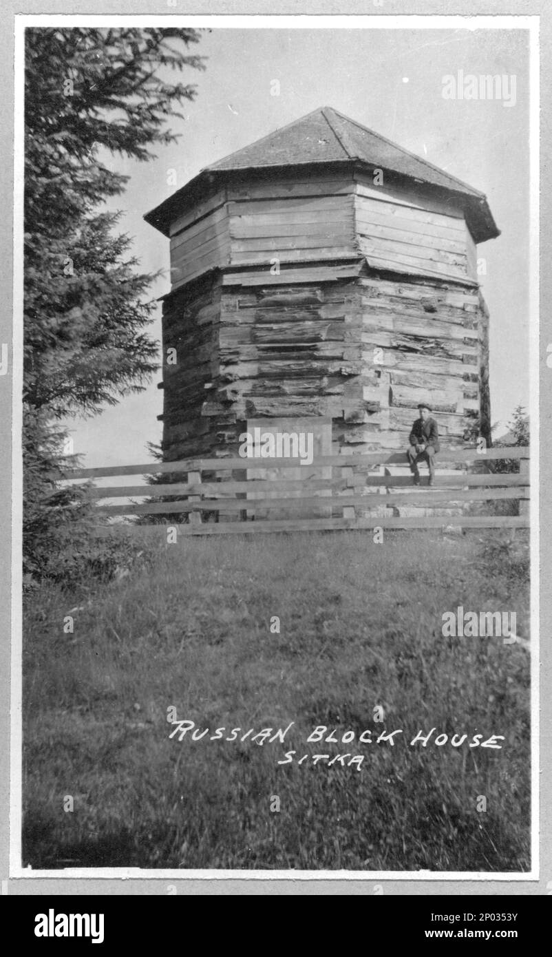 Russian block house , Russian block house, Sitka. Frank and Frances ...