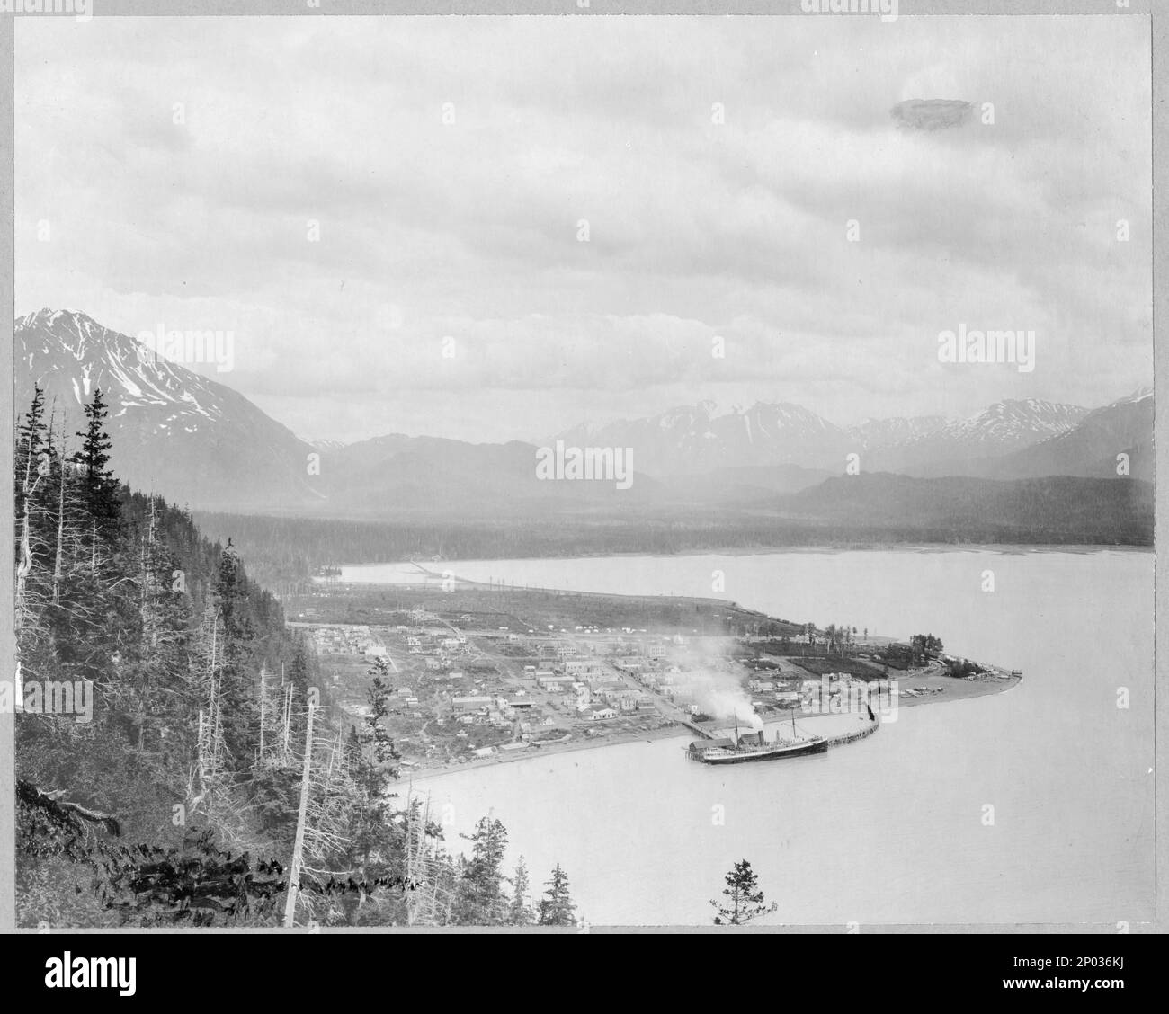 Aerial view of Seward. Frank and Frances Carpenter collection , Gift ...