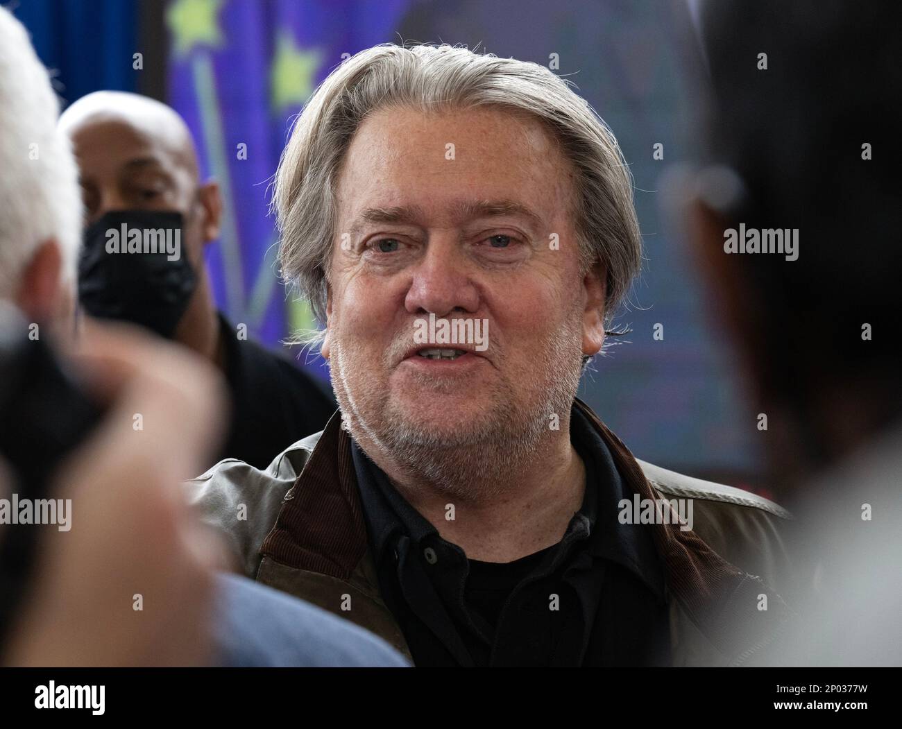 Steve Bannon at the 2023 Conservative Political Action Conference (CPAC ...