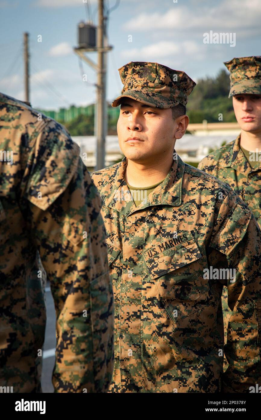 U S Marine Corps Lance Cpl Bryan Rivera Moya With Camp Services