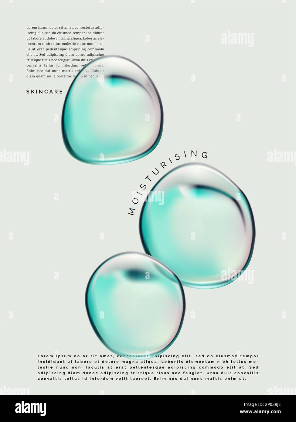 Blue waterdrop background Stock Vector Images - Alamy