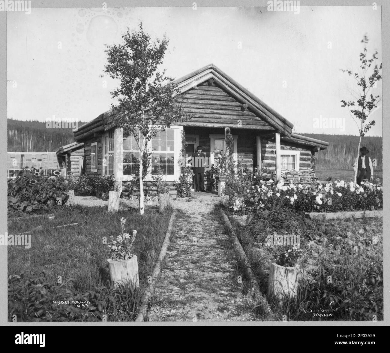 Ranch house near Fairbanks. Frank and Frances Carpenter collection ...