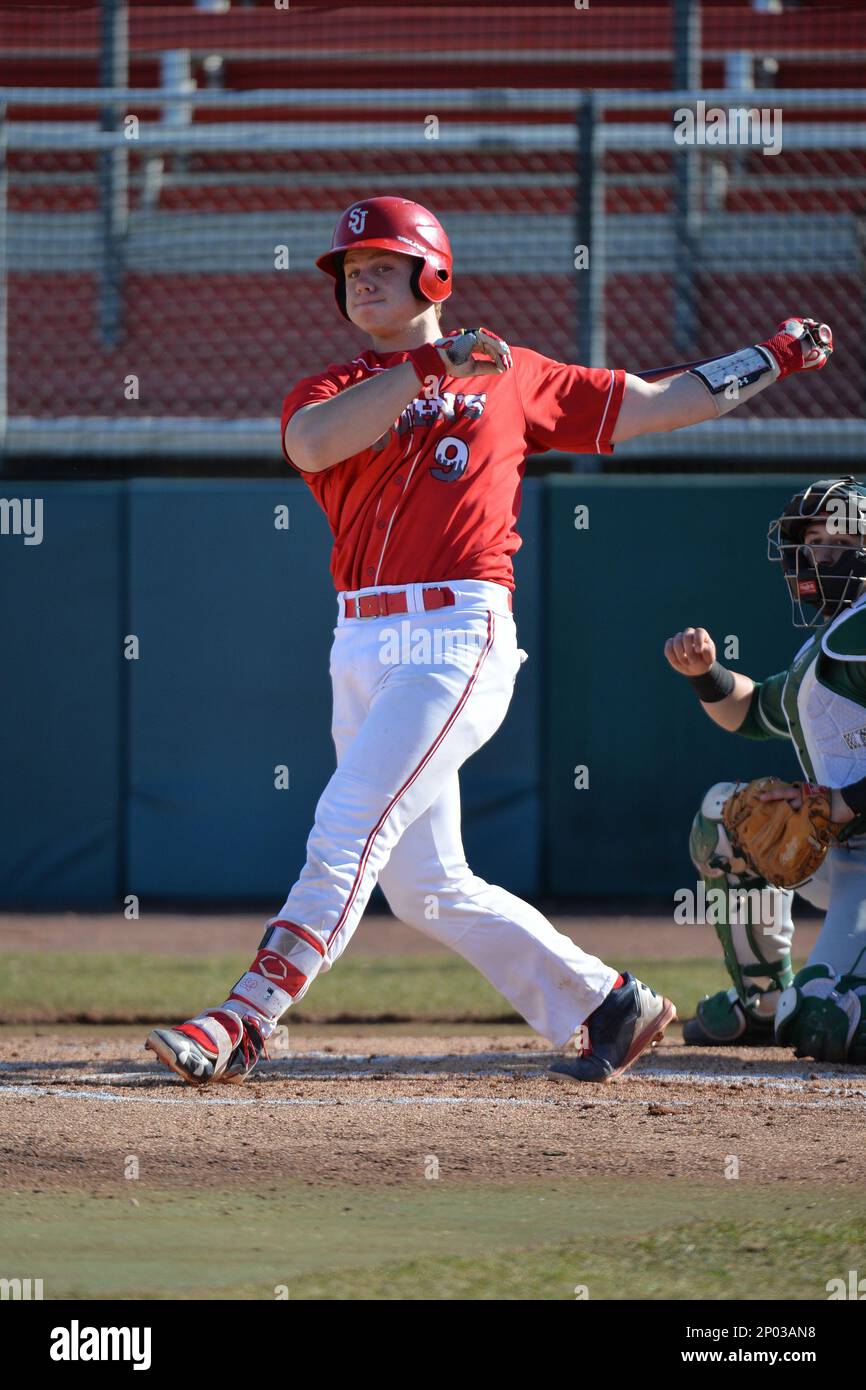 St. John's University Redstorm catcher Robert Boselli III (9) during ...