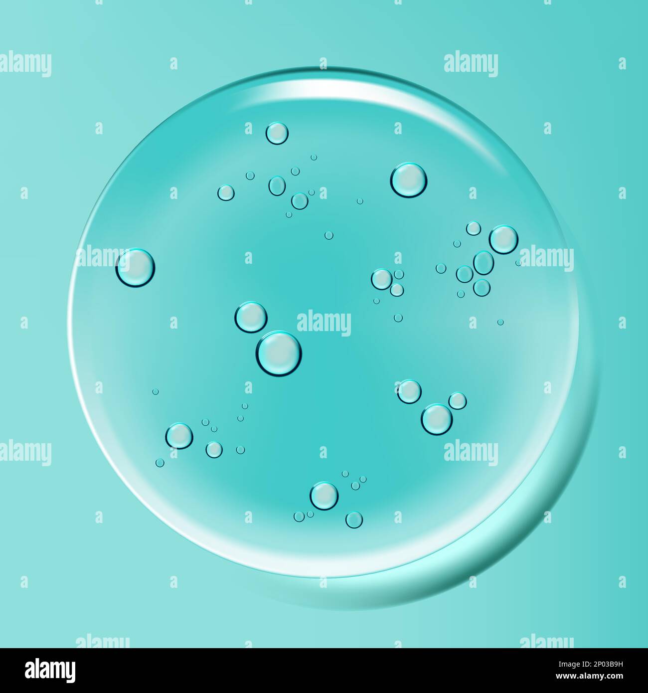 Vector Realistic Water Drops or Beauty and Cosmetics Clear Gel Element ...