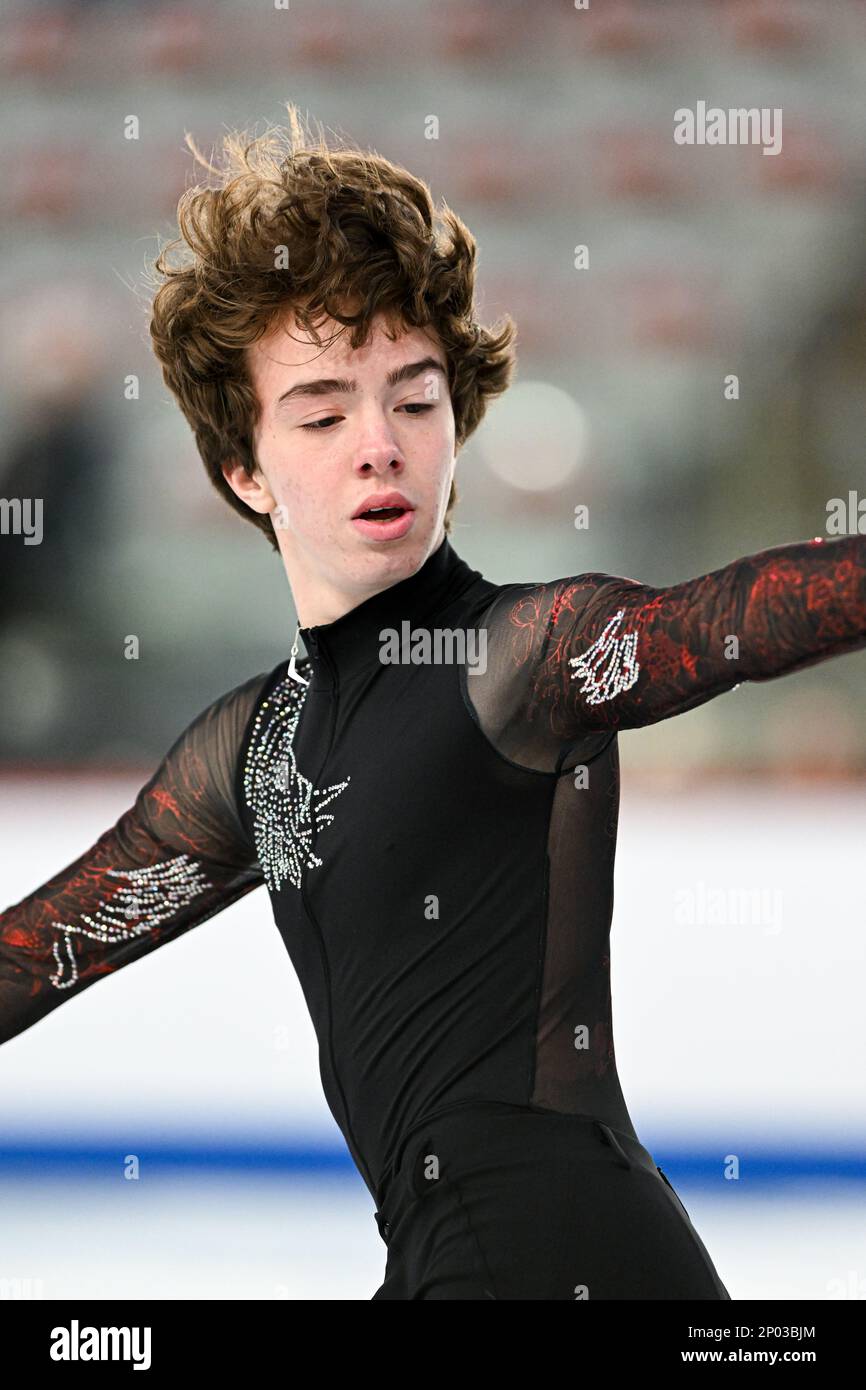 Calgary, Canada. 02/03/2023, Tobia OELLERER (AUT), during Junior Men ...