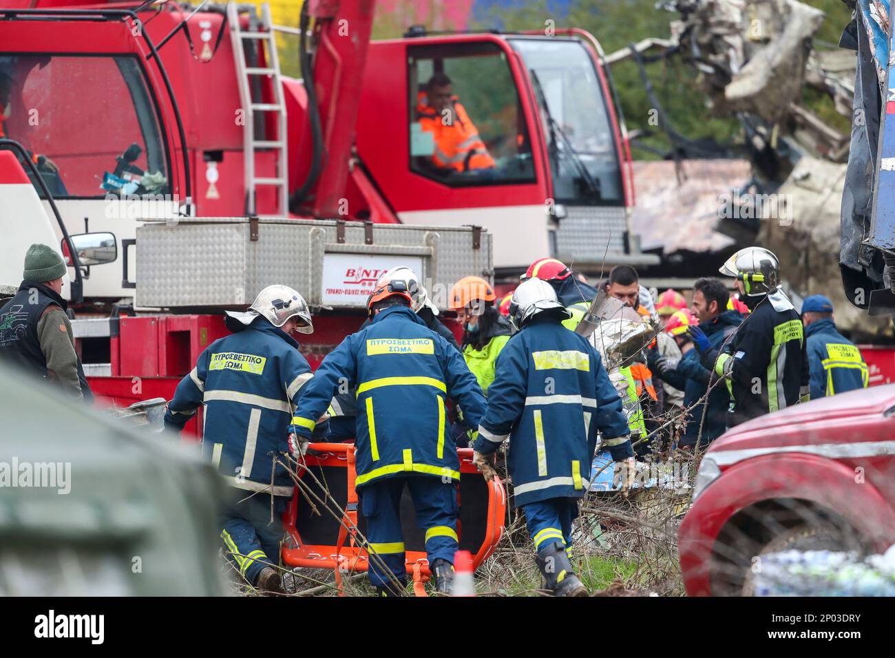 Tempi Valley, Greece - March 2, 2023: Tempi Valley, Greece - March 1 ...