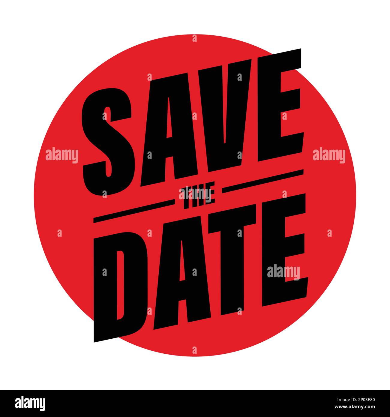Save the Date label sign red invitation Stock Vector Image & Art - Alamy
