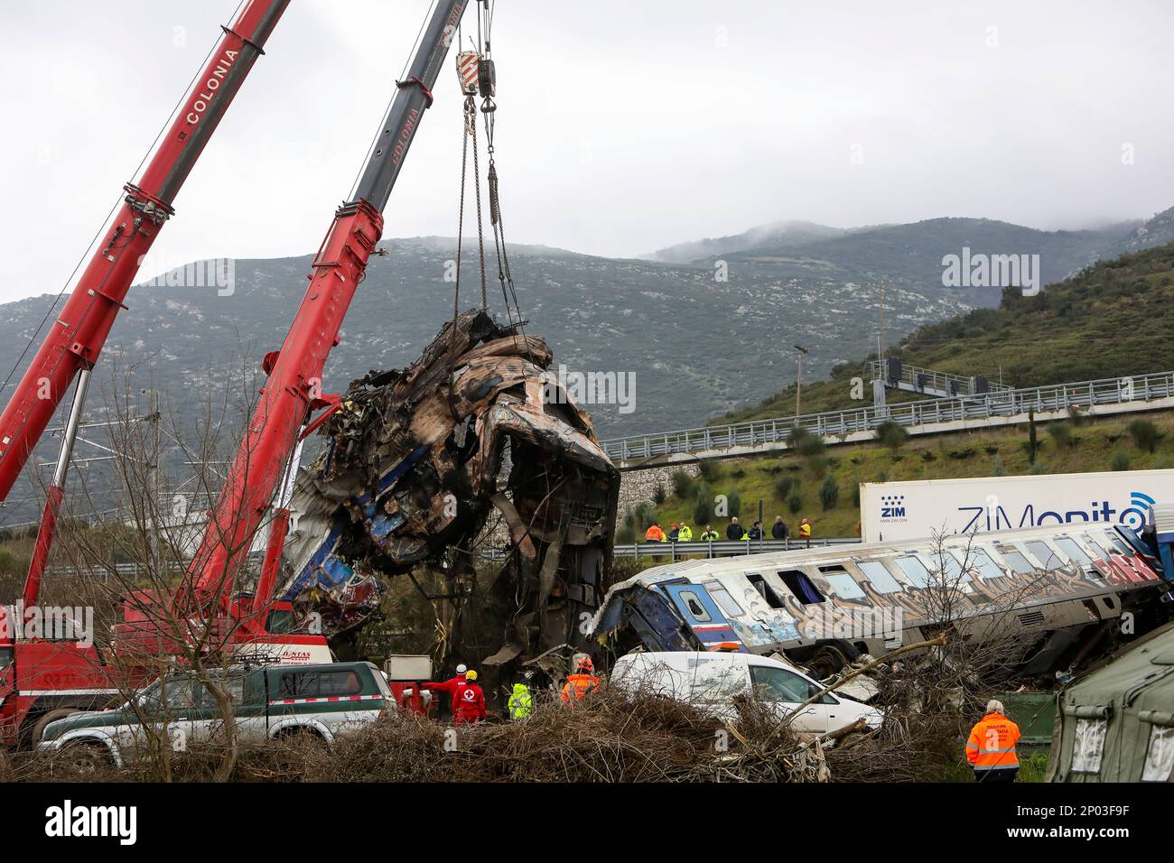 Tempi Valley, Greece - March 2, 2023: Tempi Valley, Greece - March 1 ...