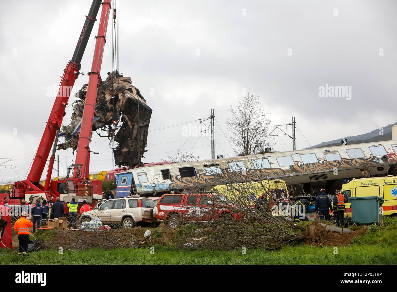 Tempi Valley, Greece - March 2, 2023: Tempi Valley, Greece - March 1 ...