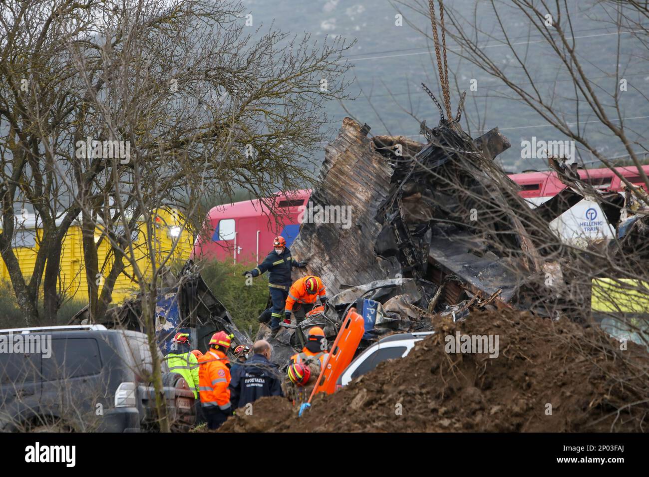 Tempi Valley, Greece - March 2, 2023: Tempi Valley, Greece - March 1 ...