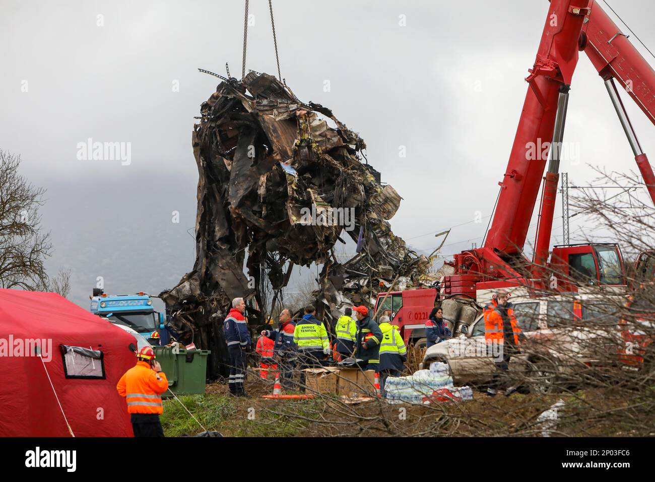 Tempi Valley, Greece - March 2, 2023: Tempi Valley, Greece - March 1 ...