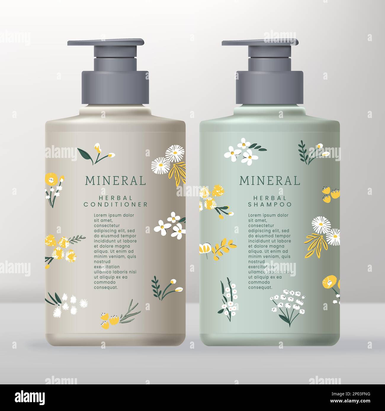 Vector Body Wash or Soap Dispenser or Pump Bottle, Opaque Plastic ...