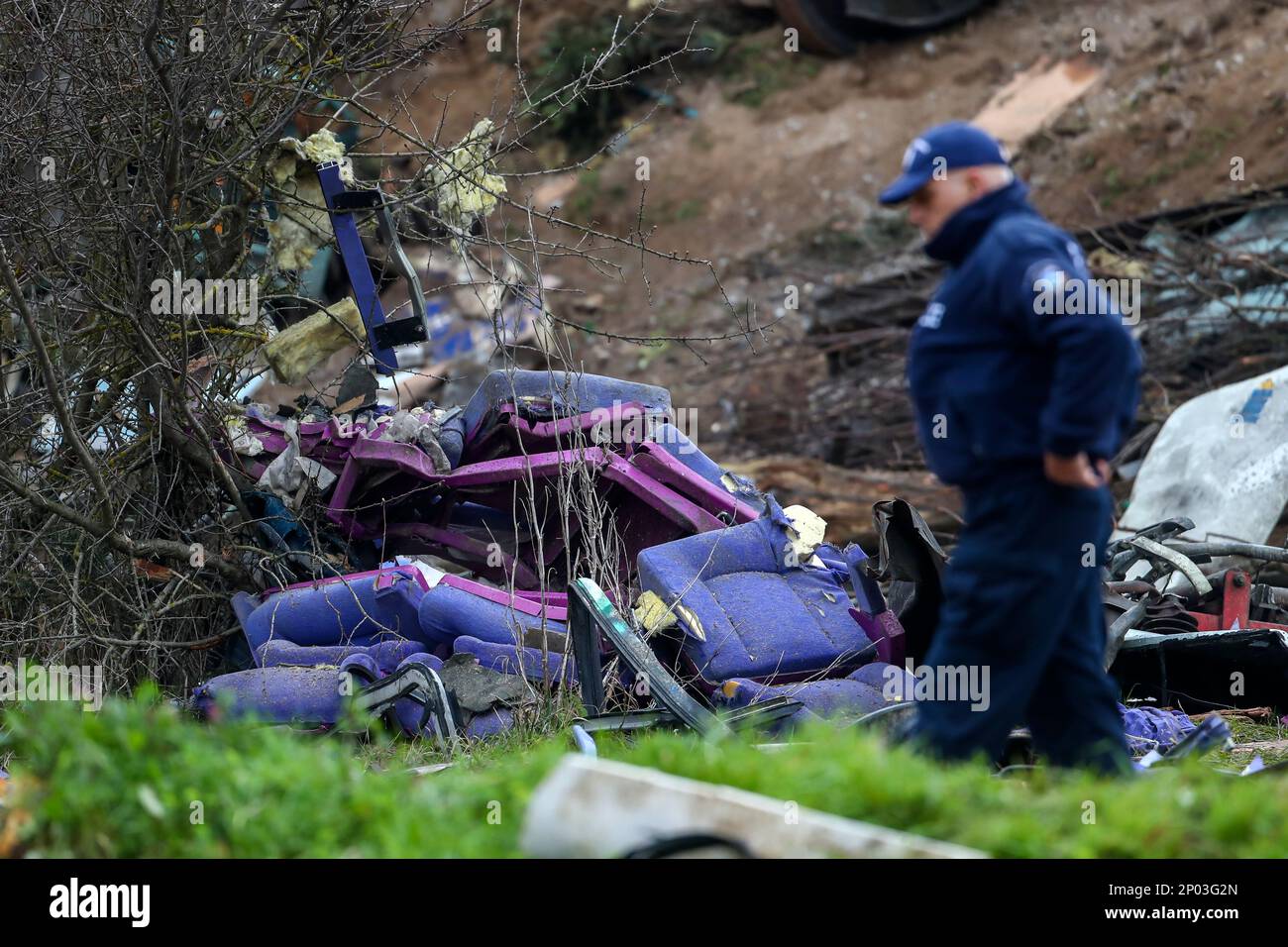 Tempi Valley, Greece - March 2, 2023: Tempi Valley, Greece - March 1 ...