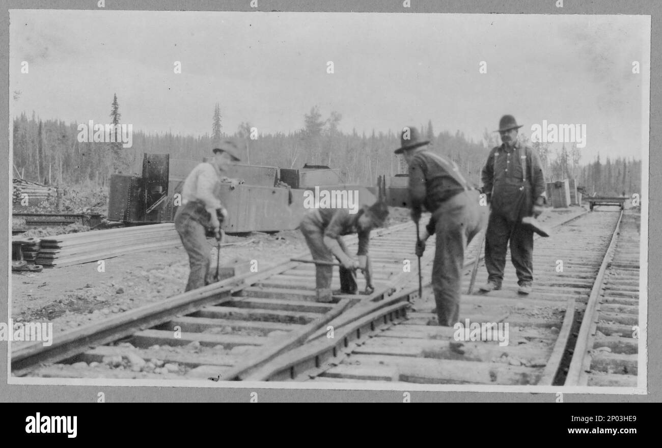 New railroad. Frank and Frances Carpenter collection , Gift; Mrs. W ...