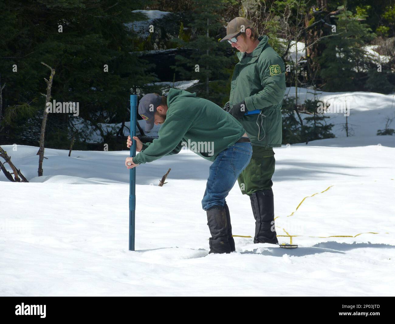 In this photo taken Monday, March 27, 2017, Matthew Herndon, left, and ...