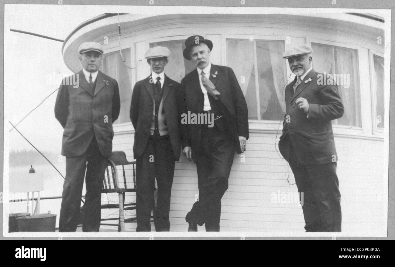 W.H. Fairbanks, Frank G. Carpenter, Tom Magowan, and Mr. MacPherson ...