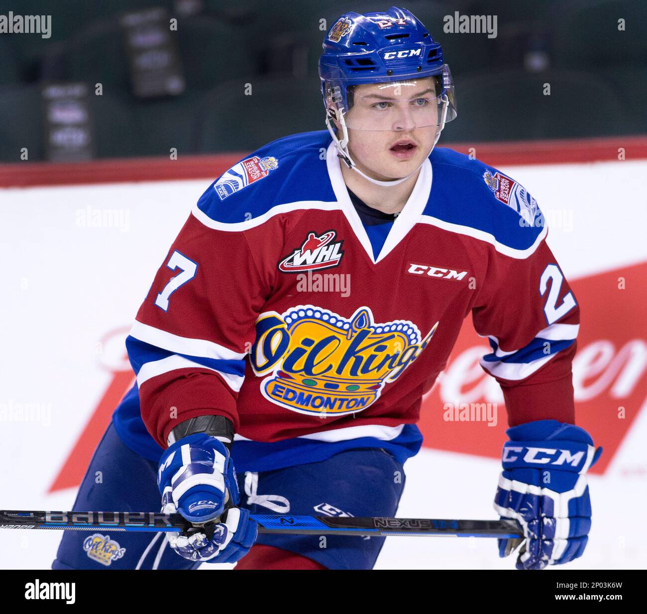 WHL (Western Hockey League) player profile photo on Edmonton Oil Kings ...