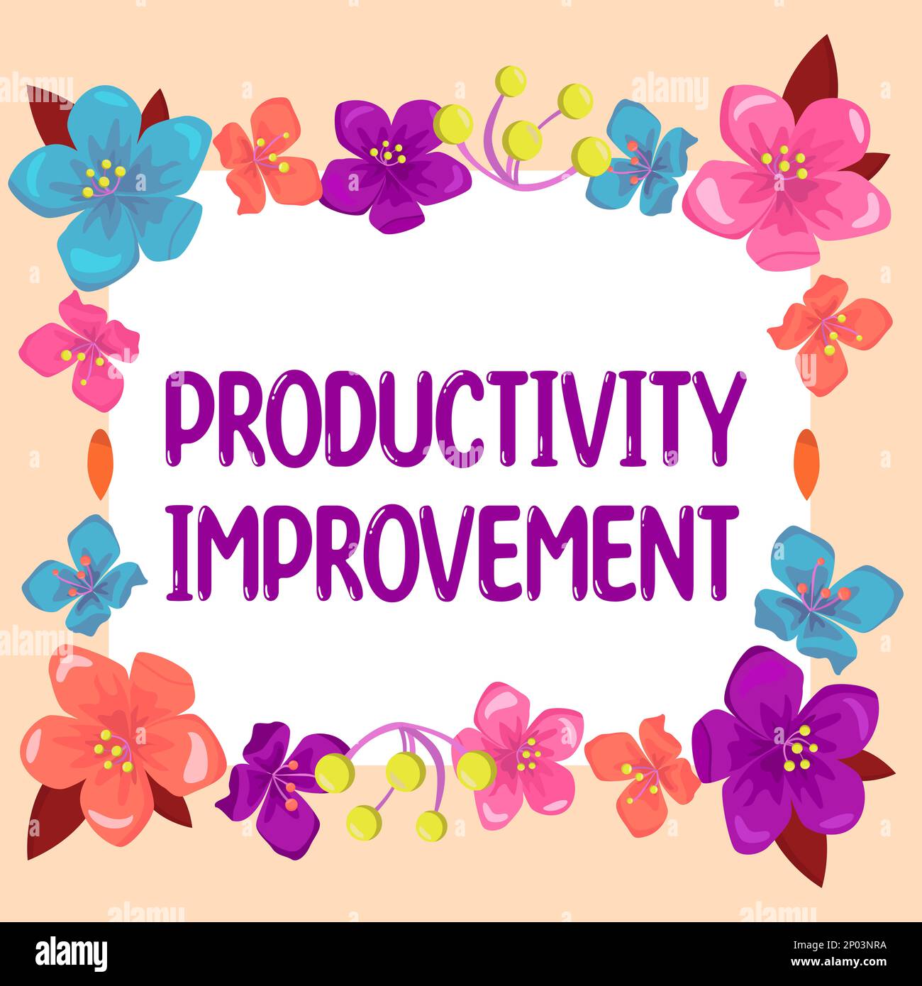 Text showing inspiration Productivity Improvement. Concept meaning ...