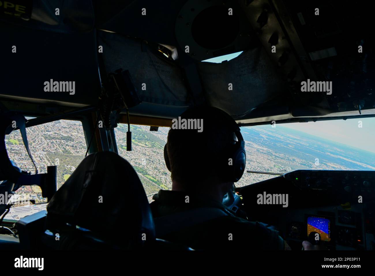 U.S. Air Force Lt. Col. Taylor Johnston, Operation Vespucci aircraft ...