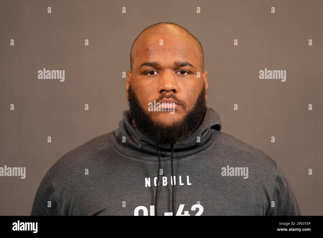 Eastern Michigan offensive lineman Sidy Sow poses for a portrait at the ...
