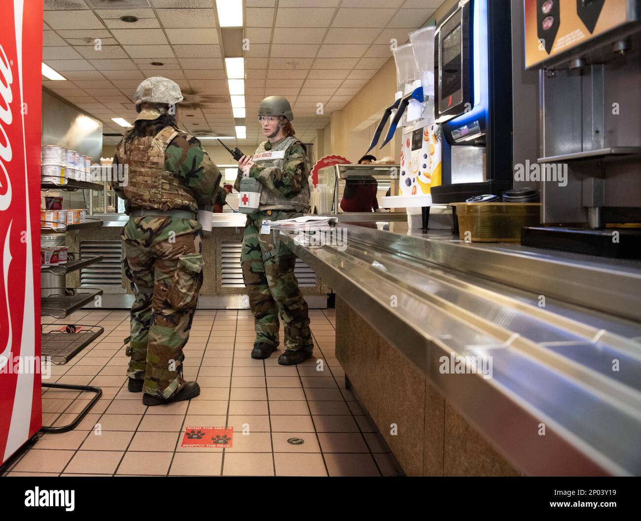 U.S. Air Force Dr. (Maj.) Tanviben Patel (left), 8th Operational ...