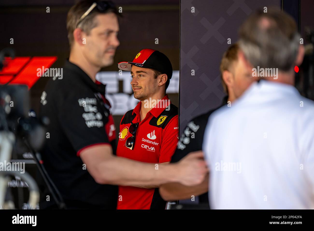 BAHRAIN INTERNATIONAL CIRCUIT, BAHRAIN - MARCH 02: Charles Leclerc ...
