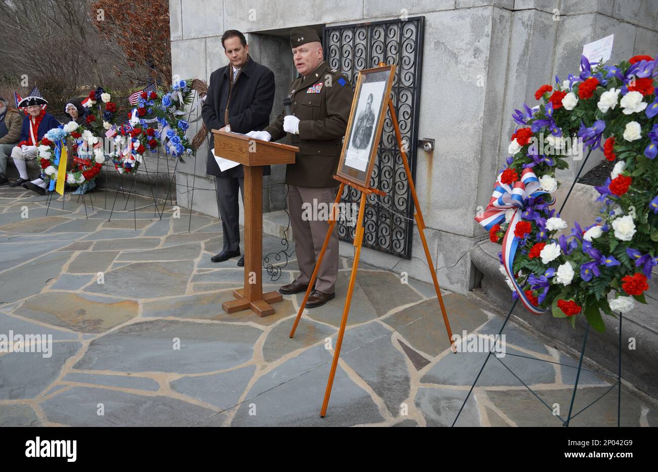 The 88th Readiness Division supported the William Henry Harrison Wreath ...