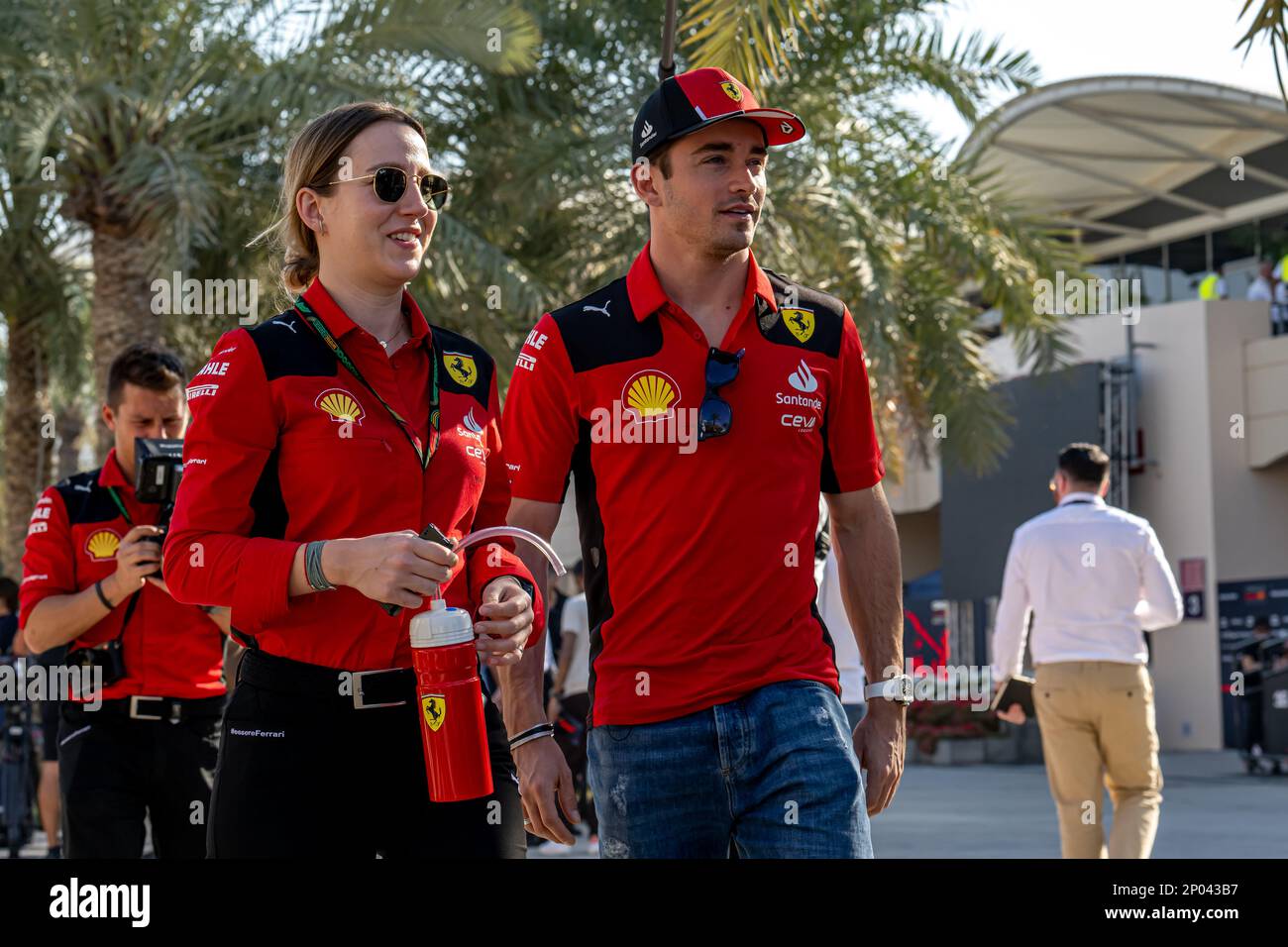 BAHRAIN INTERNATIONAL CIRCUIT, BAHRAIN - MARCH 02: Charles Leclerc ...