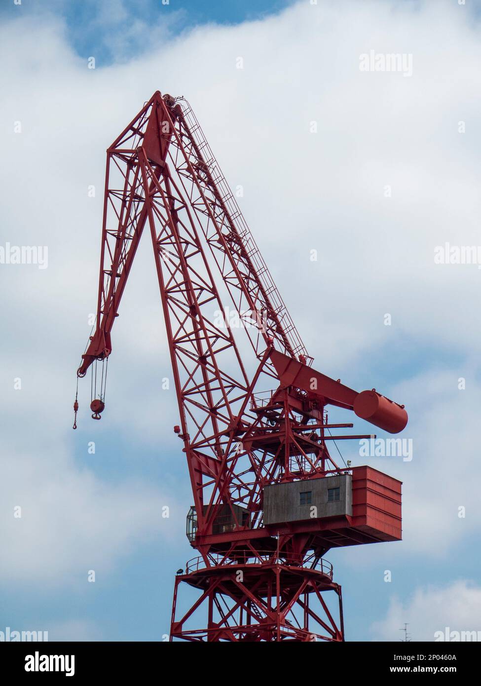 Power and Precision: Shipyard Crane in Bilbao Showcasing the Art of ...