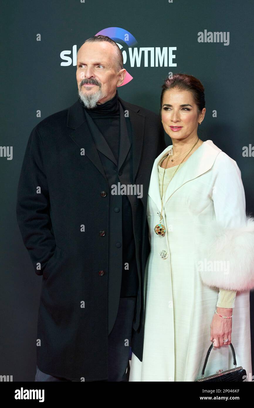 Madrid. Spain. 20230302, Miguel Bose, Macarena Rey attends 'Bose ...