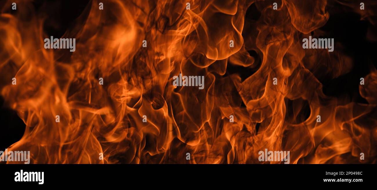 The fire, burning flame. Large burning flaming fire Stock Photo - Alamy
