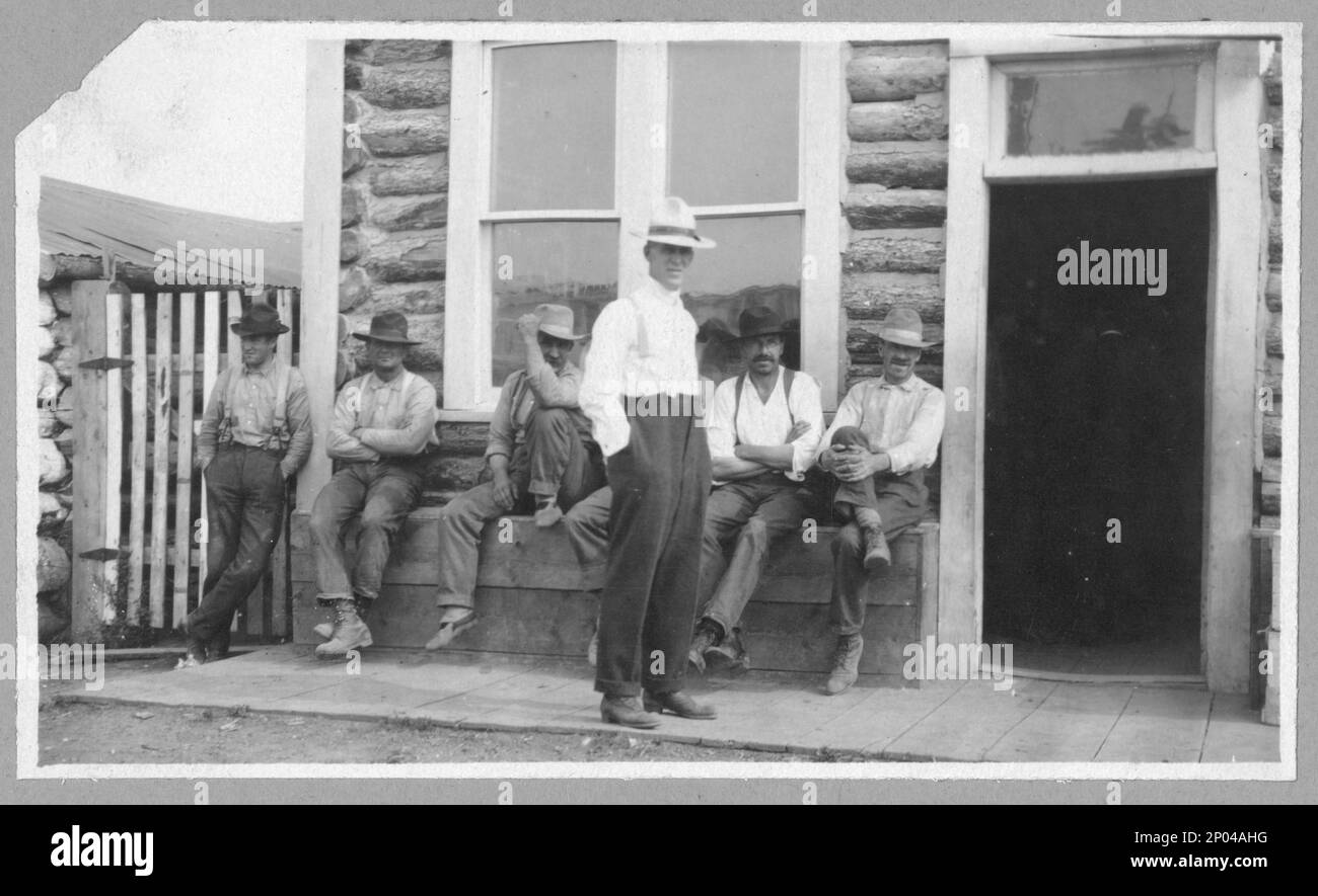 Men resting. Frank and Frances Carpenter collection , Gift; Mrs. W ...