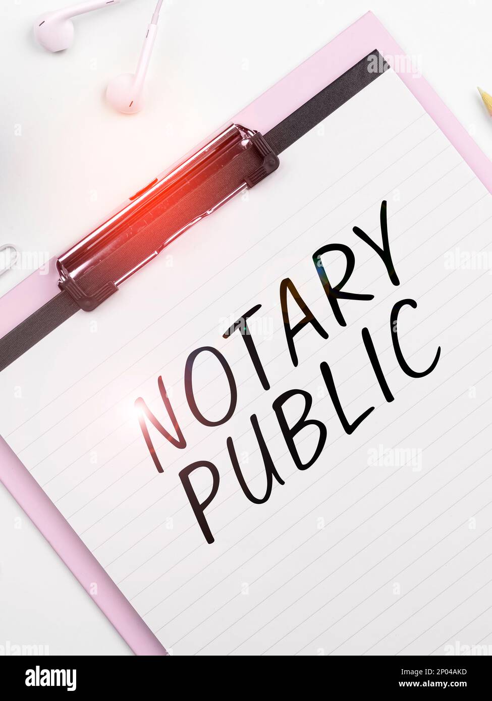 Writing displaying text Notary Public. Conceptual photo Legality ...