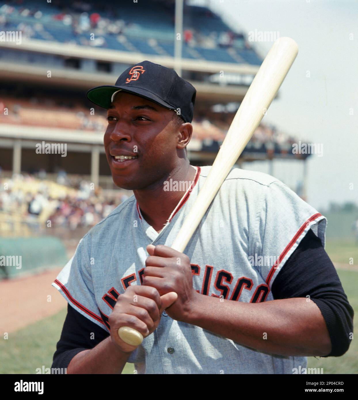San Francisco Giants Willie McCovey (4) portrait from his 1964 season ...