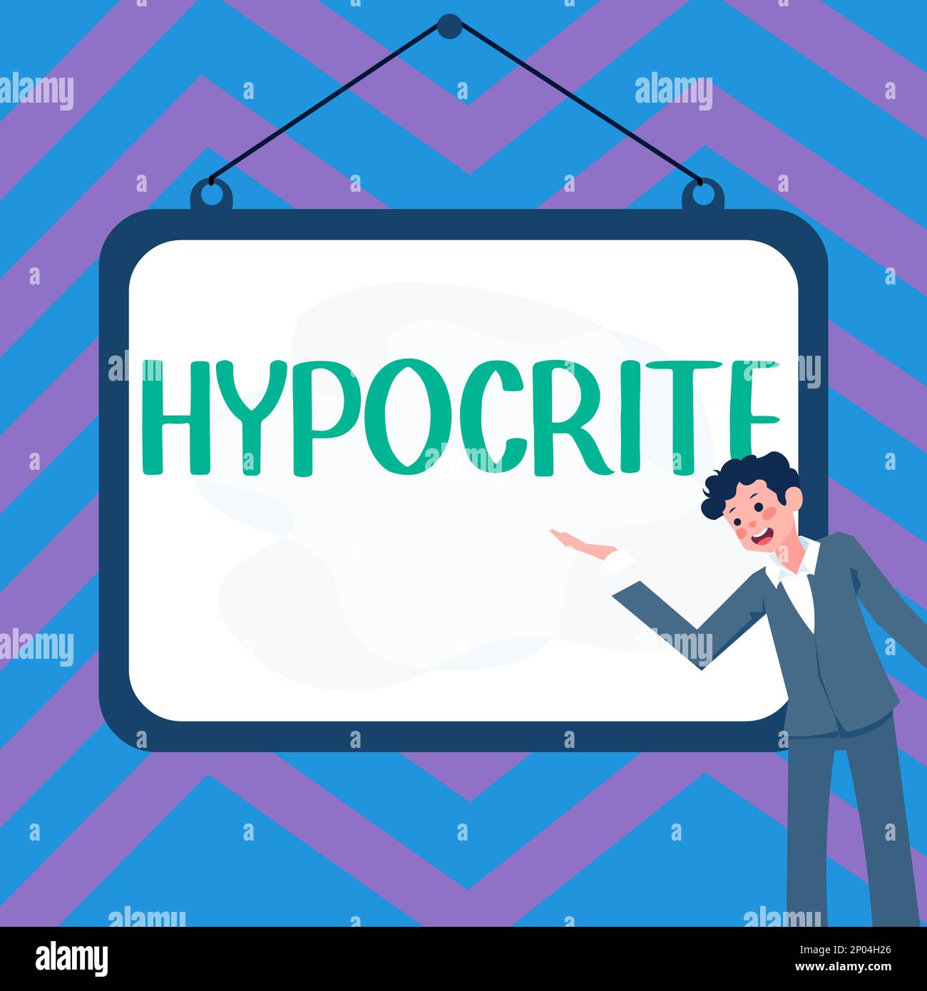 Hand writing sign Hypocrite. Business concept Medical condition in ...