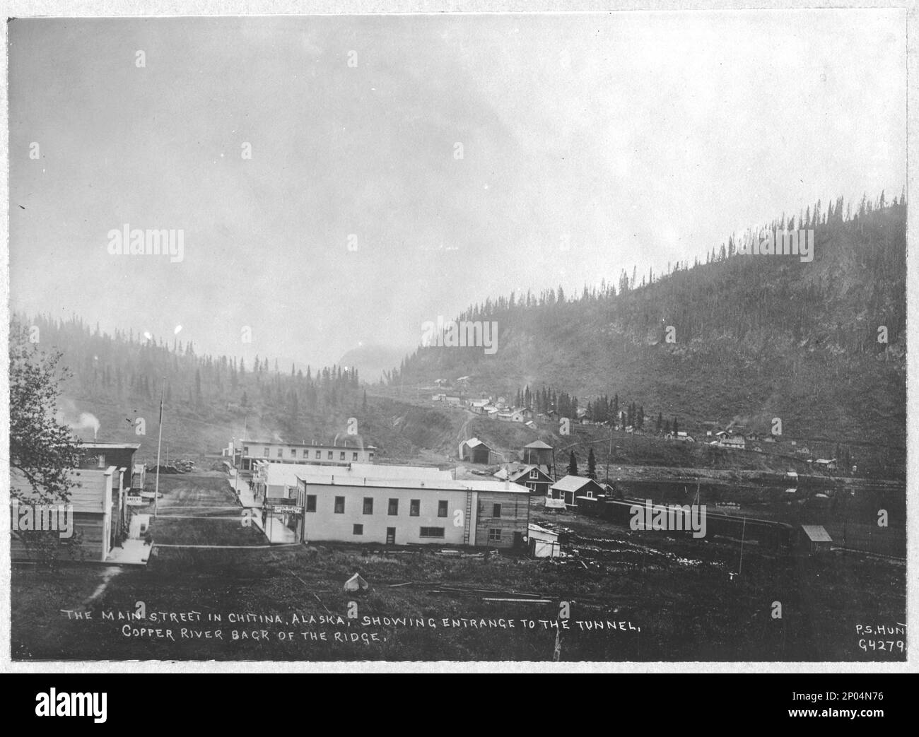 Main Street, entrance to the tunnel , Main Street in Chitina, Alaska ...